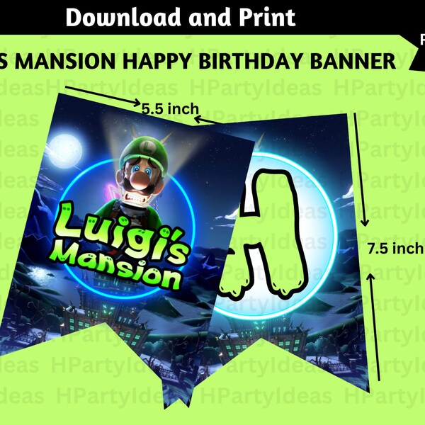 Luigis Mansion - Etsy