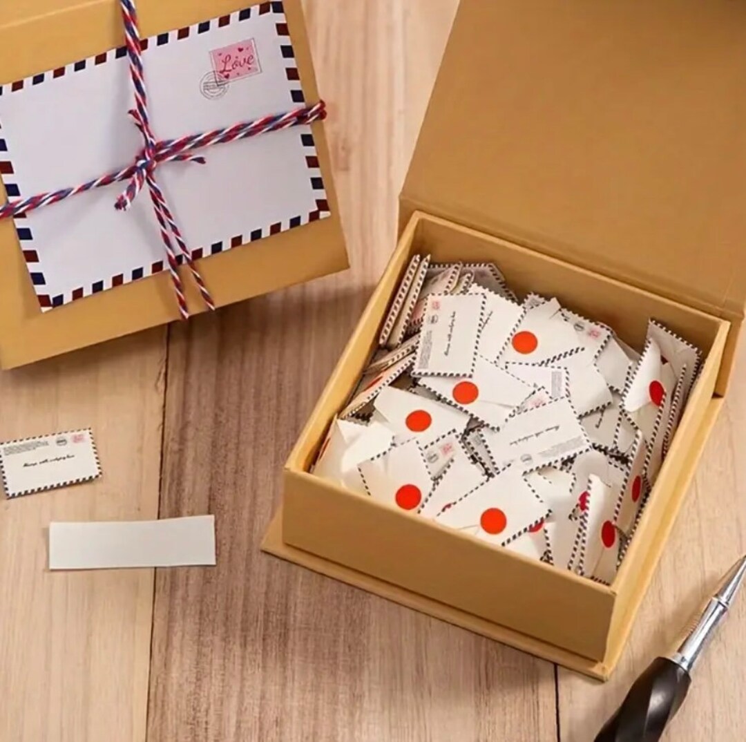 Valentines Love Note Gift Box - Etsy