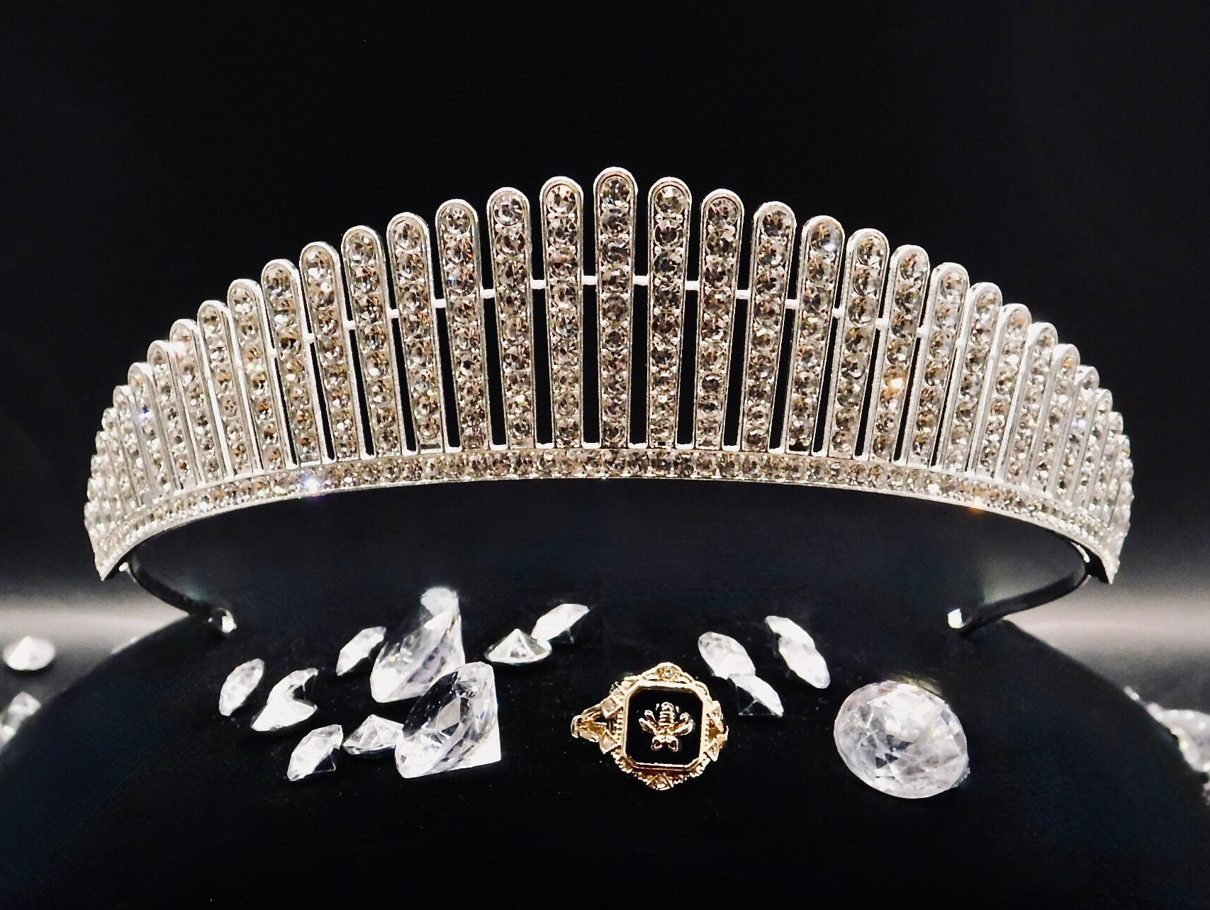 Anastasia Tiara Replica Golden - Etsy