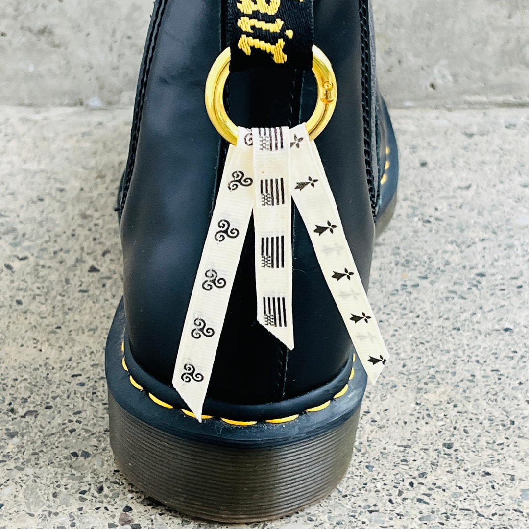 Breton Creole Carabiner (breton Flag Ribbons, Triskelion and Ermine ...