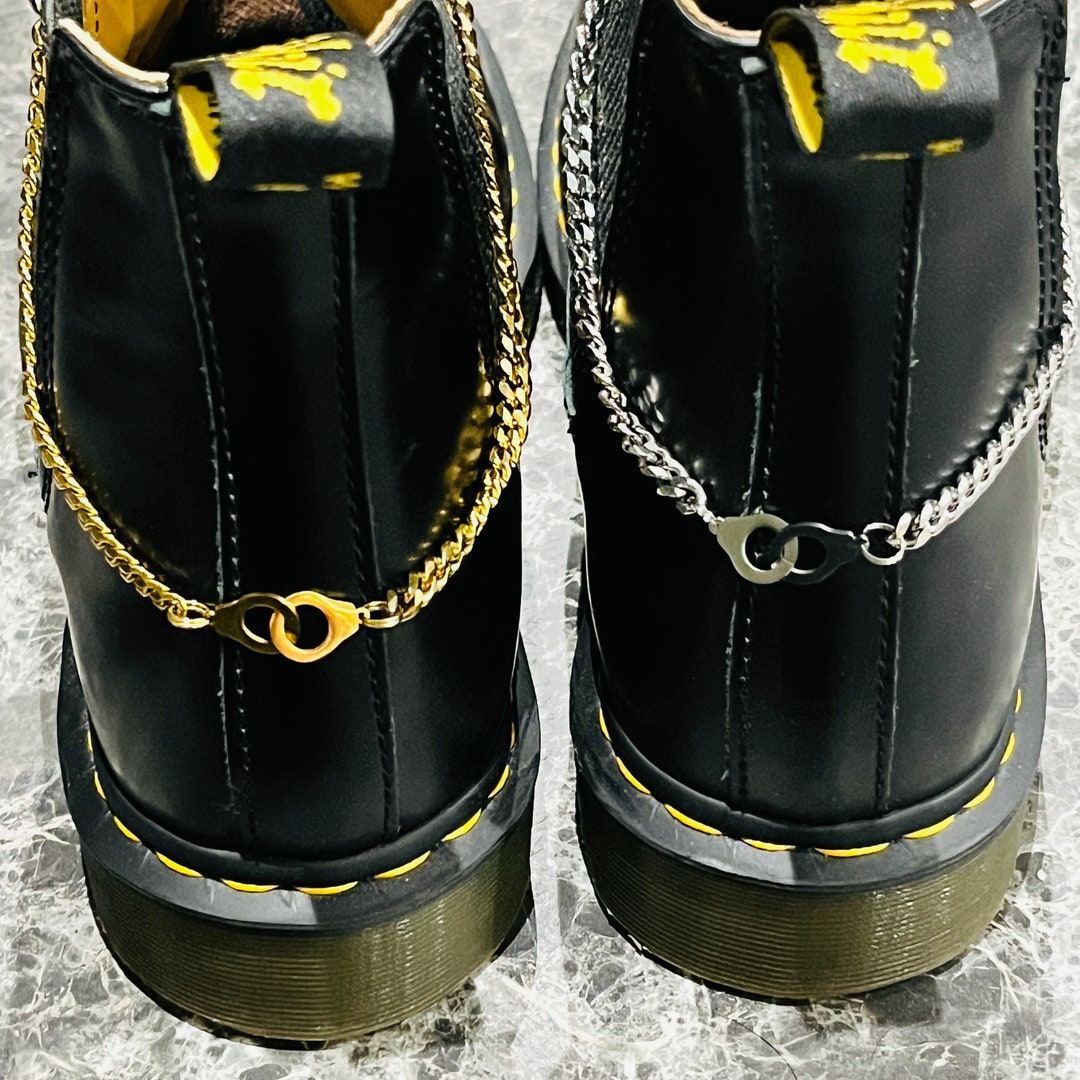 Stainless Steel Handcuff Chain for Doc Martens Type Boots/shoe Charm ...
