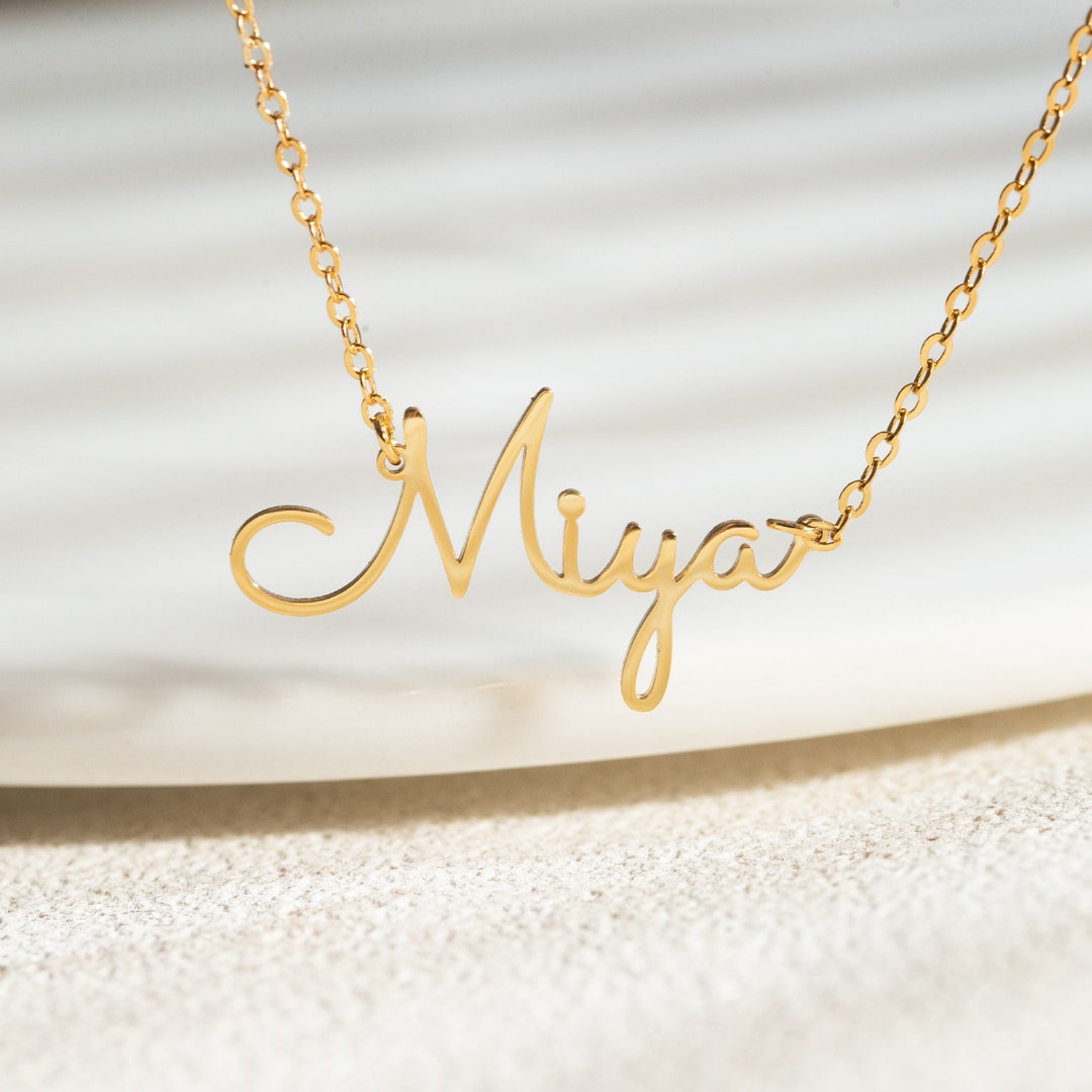Personalized Name Necklace, Cursive Name Necklace, Name Jewelry, Best ...