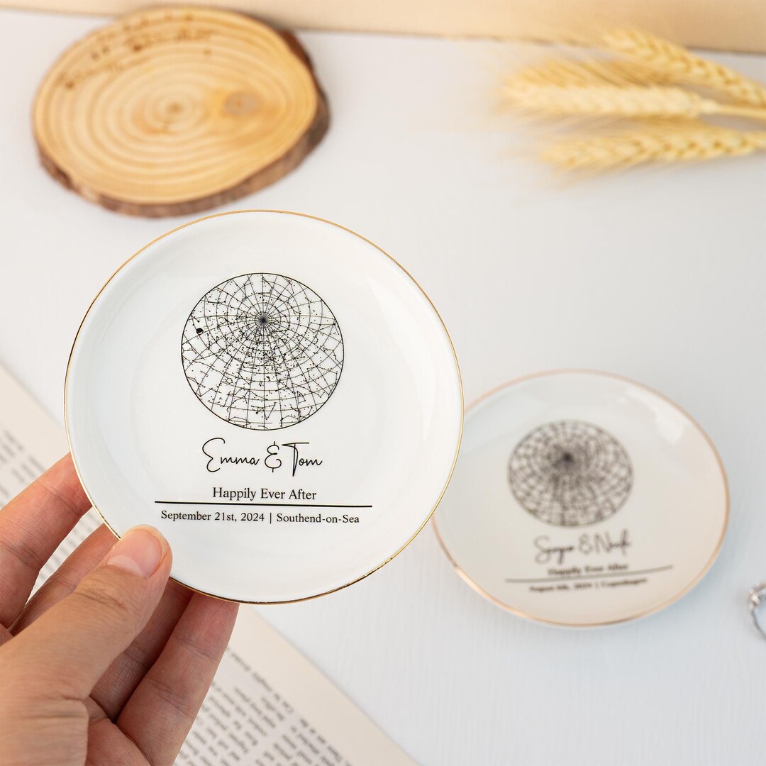 Personalized Star Map Ring Dish,where Everything Began Gift,star Map by ...