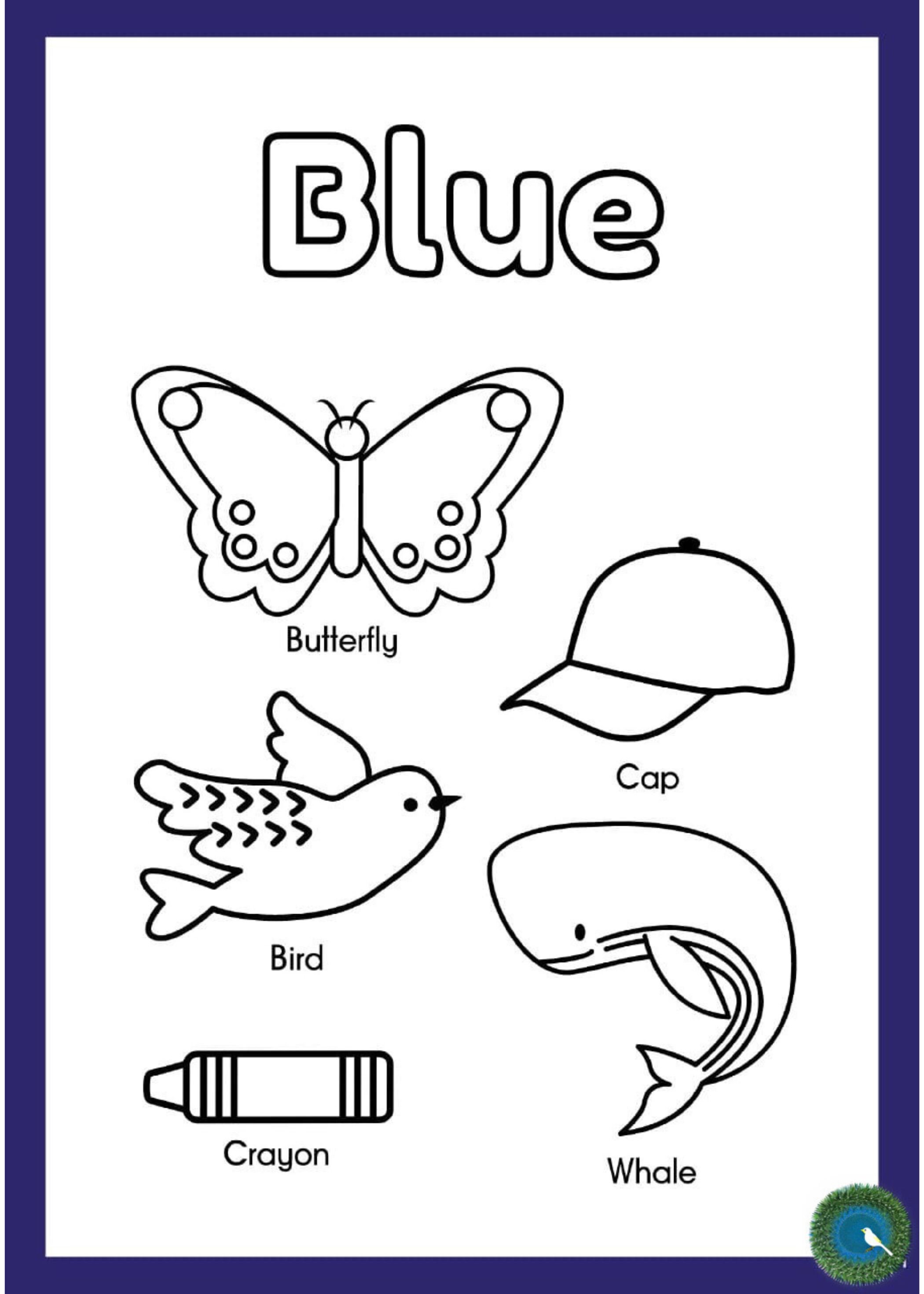 Learn a Color, Digital for Kids - Etsy