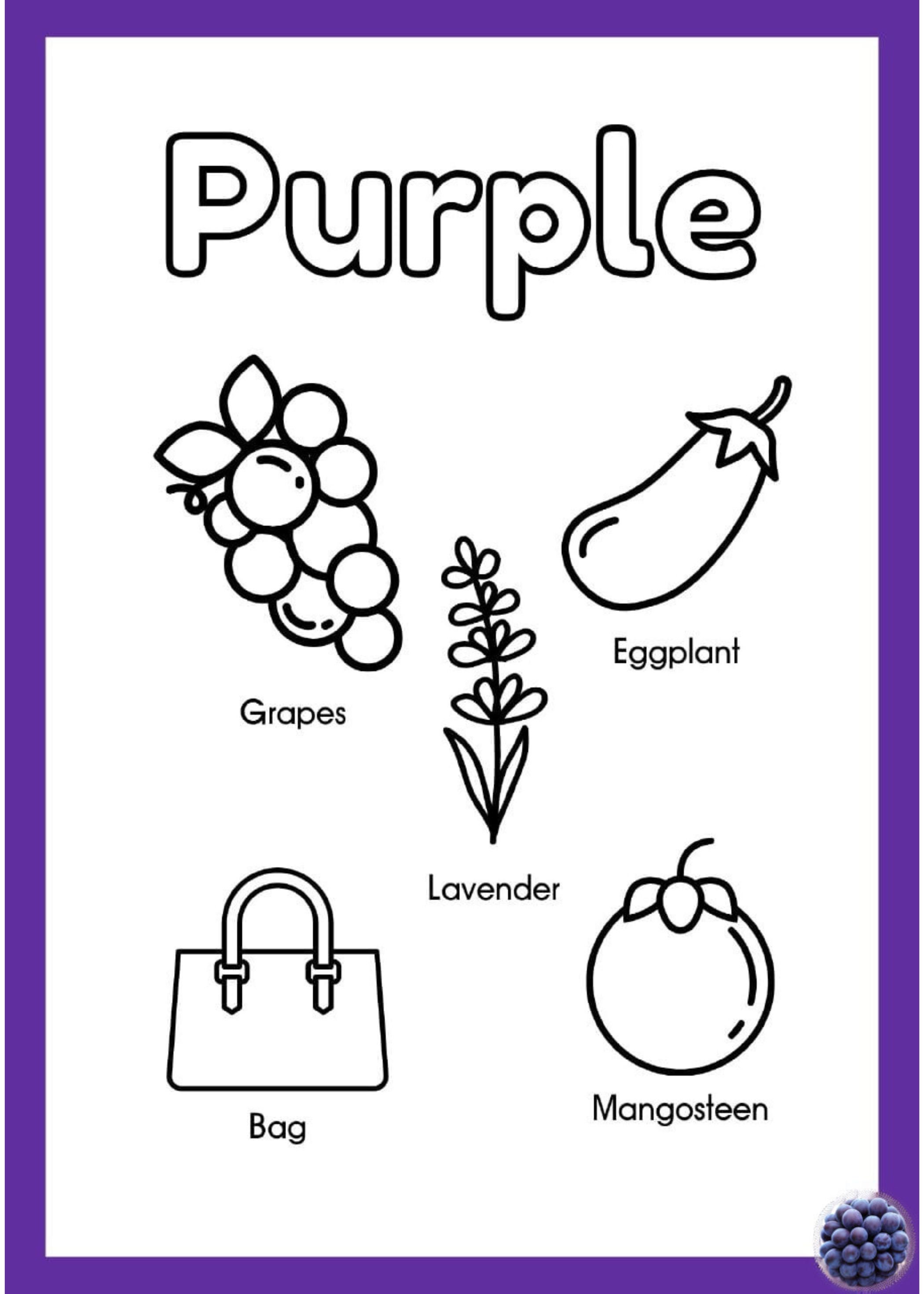 Learn a Color, Digital for Kids - Etsy