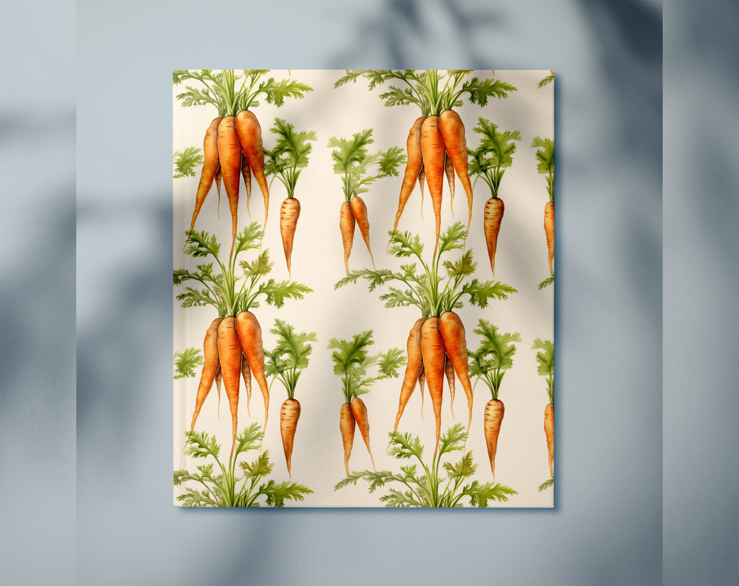 Seamless Vegetable Digital Paper Paper Vegetable Patterns Watercolor ...