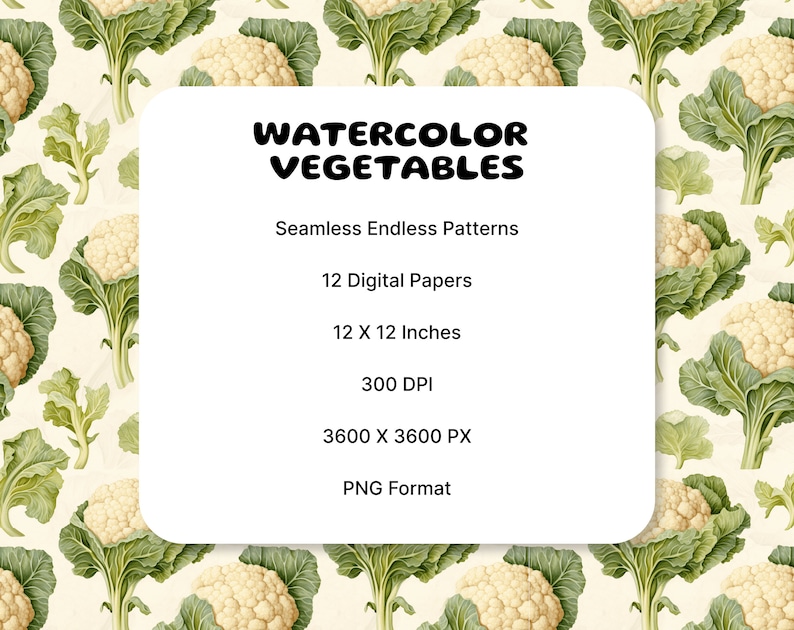 Seamless Vegetable Digital | Paper Paper Vegetable Patterns ...