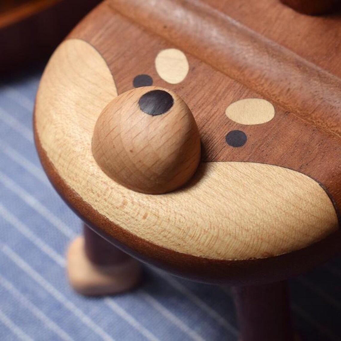 Shiba Inu Wooden Phone Stand - Adorable Desk Organizer for Smartphone ...