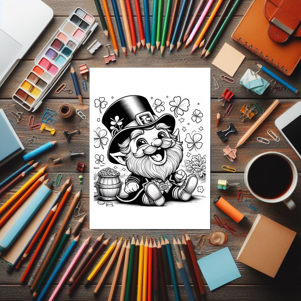 St Patrick's Day Leprechauns COLOURING PAGES 29 Printable Coloring ...
