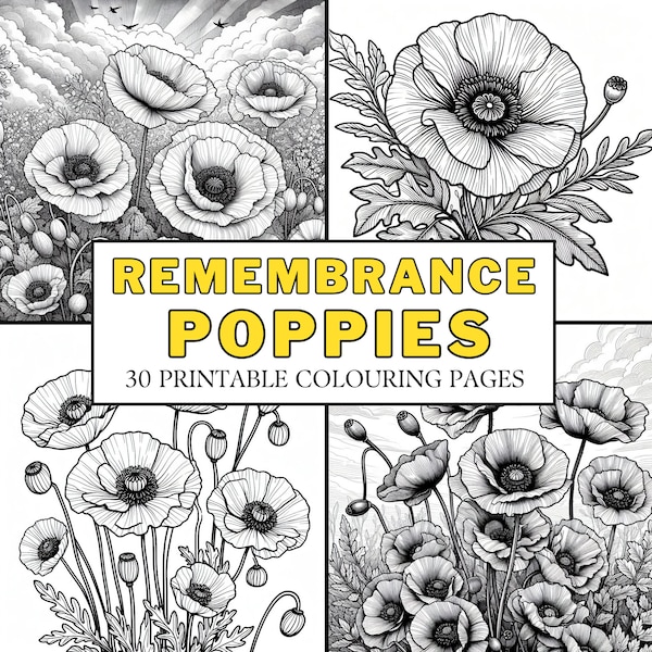 Remembrance Day Coloring Pages - Etsy
