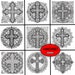 Christian Cross Mandala COLOURING PAGES 21 Printable Coloring Pages ...