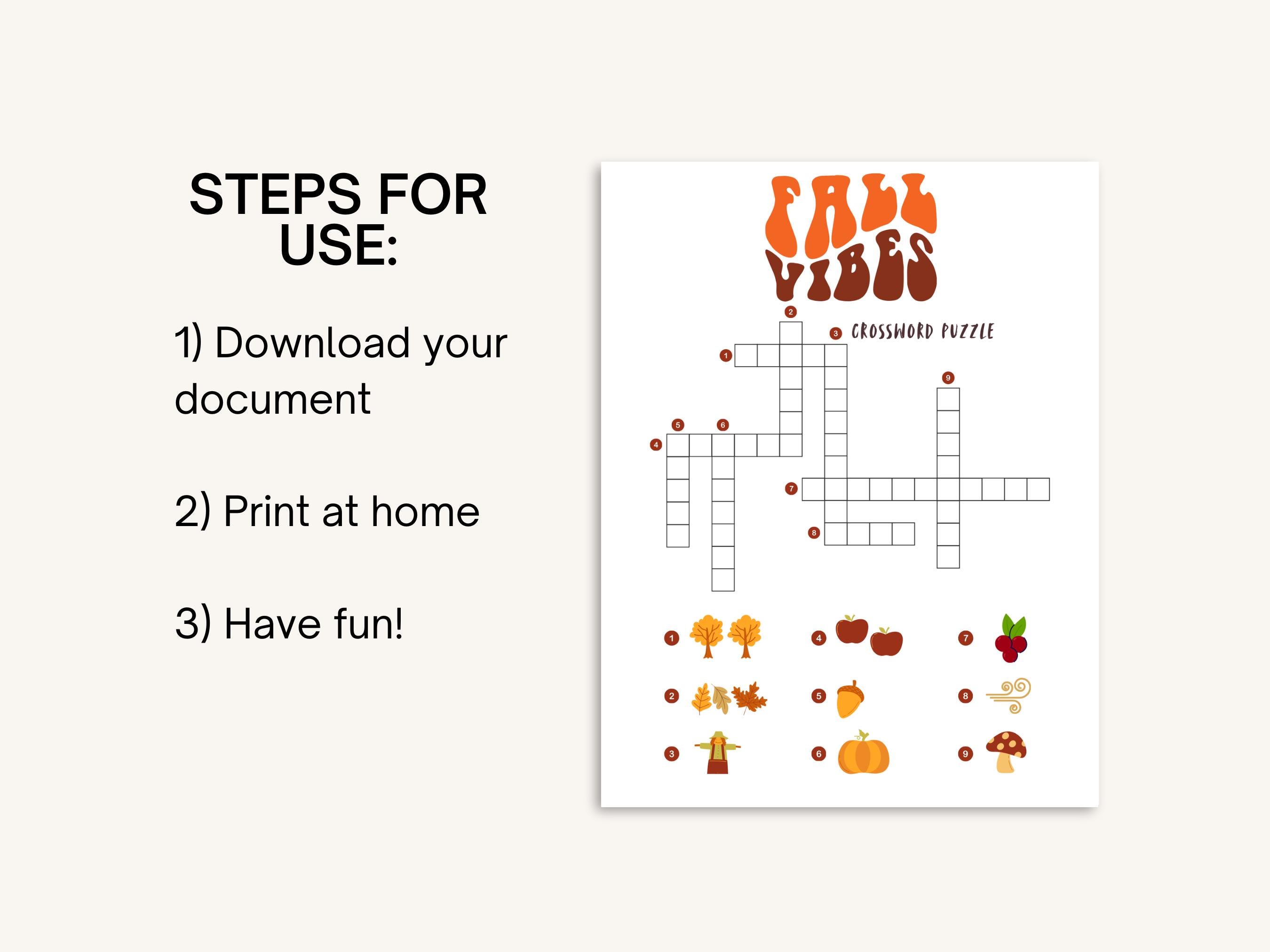 Fall Activity Bundle | Printable Activity Pack for Kids - Etsy