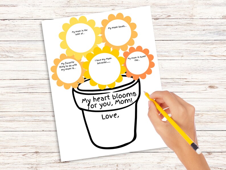 All About My Mom Activity Page | Printable Mother's Day Worksheet for ...