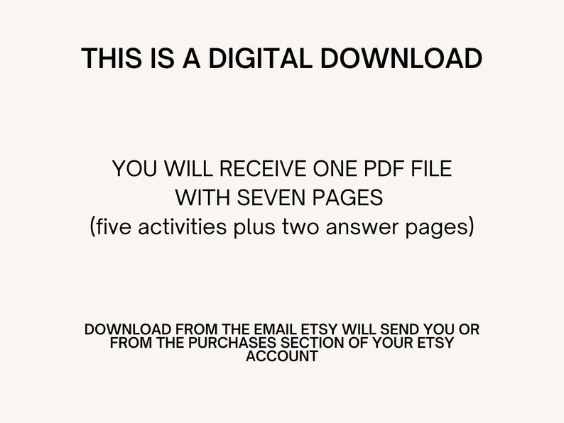 Fall Activity Bundle | Printable Activity Pack for Kids - Etsy