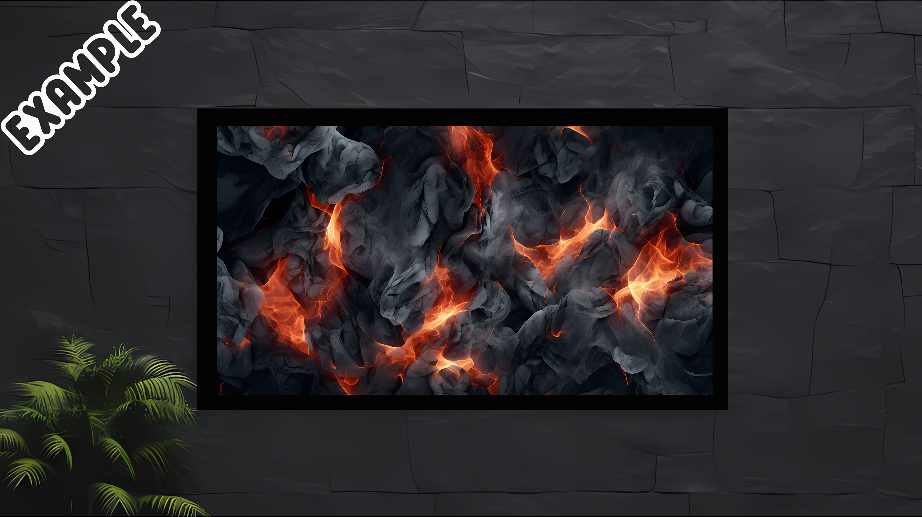 Rocks on Fire 4 SVG PNG Background Textures, Stone & Fire Texture for ...