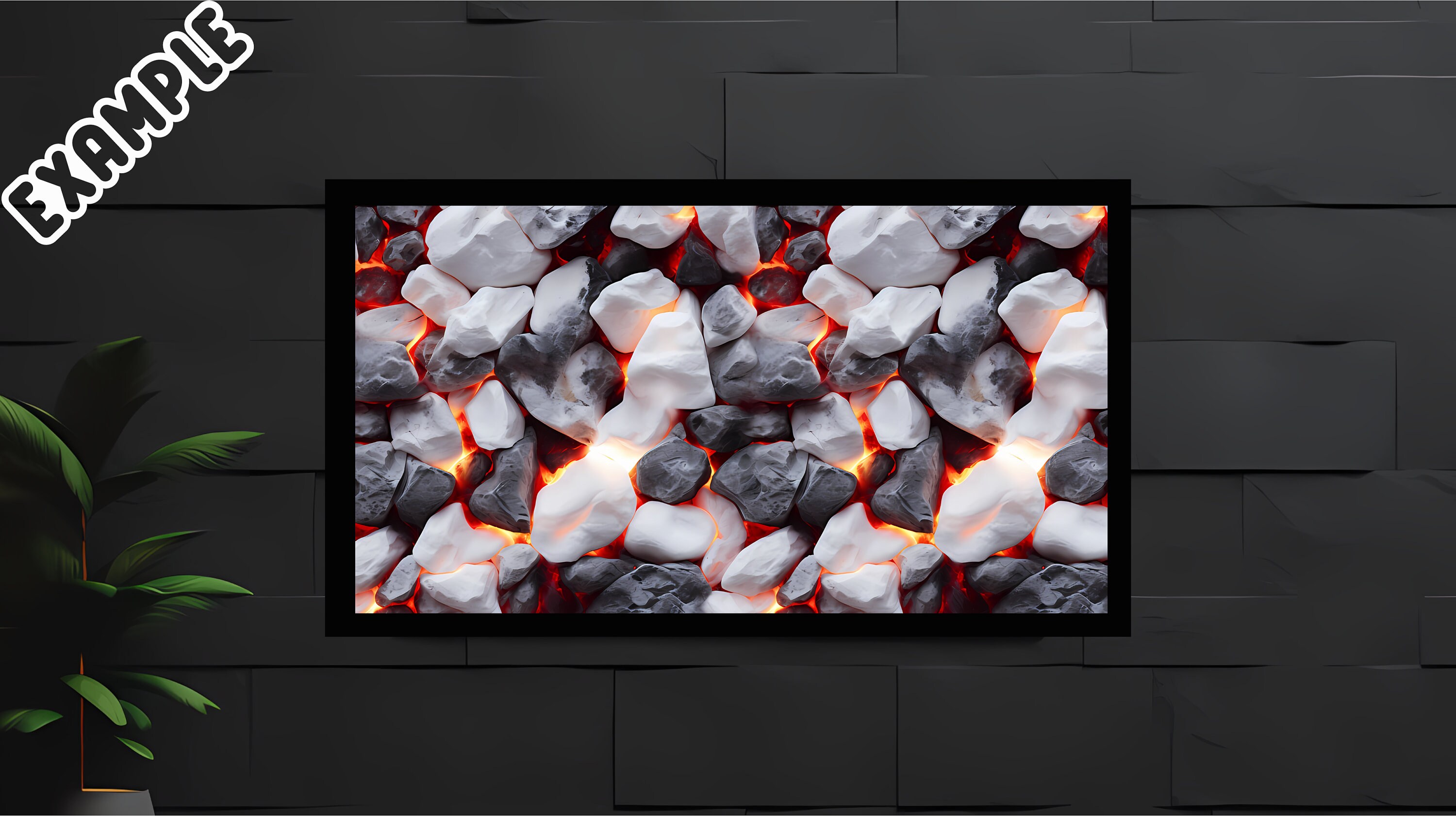 Rocks on Fire 4 SVG PNG Background Textures, Stone & Fire Texture for ...