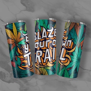 Printable Marijuana PNG Design Sublimation Wrap for 20oz - Etsy