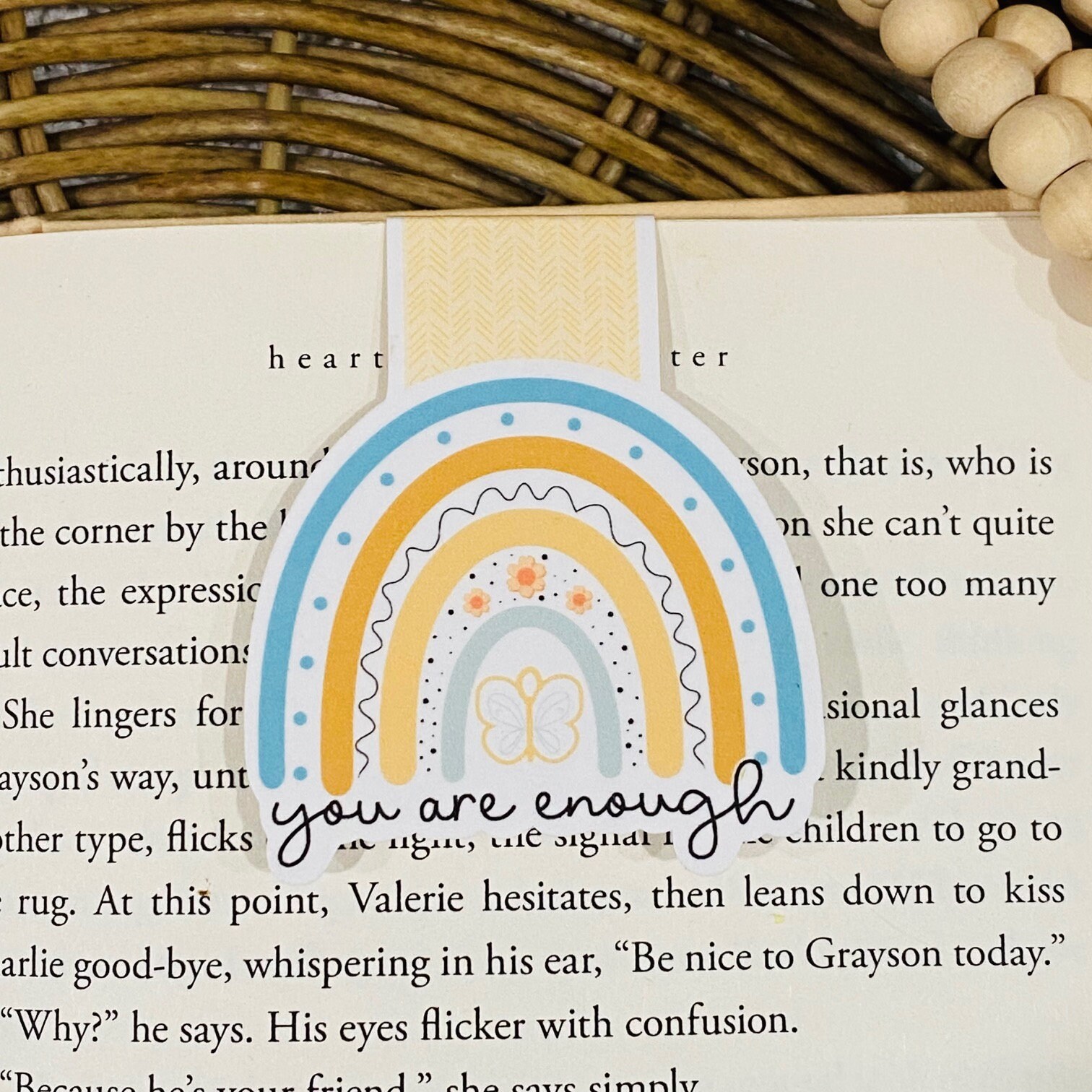 Christian Magnetic Bookmark Set God is Good You Are Enough - Etsy