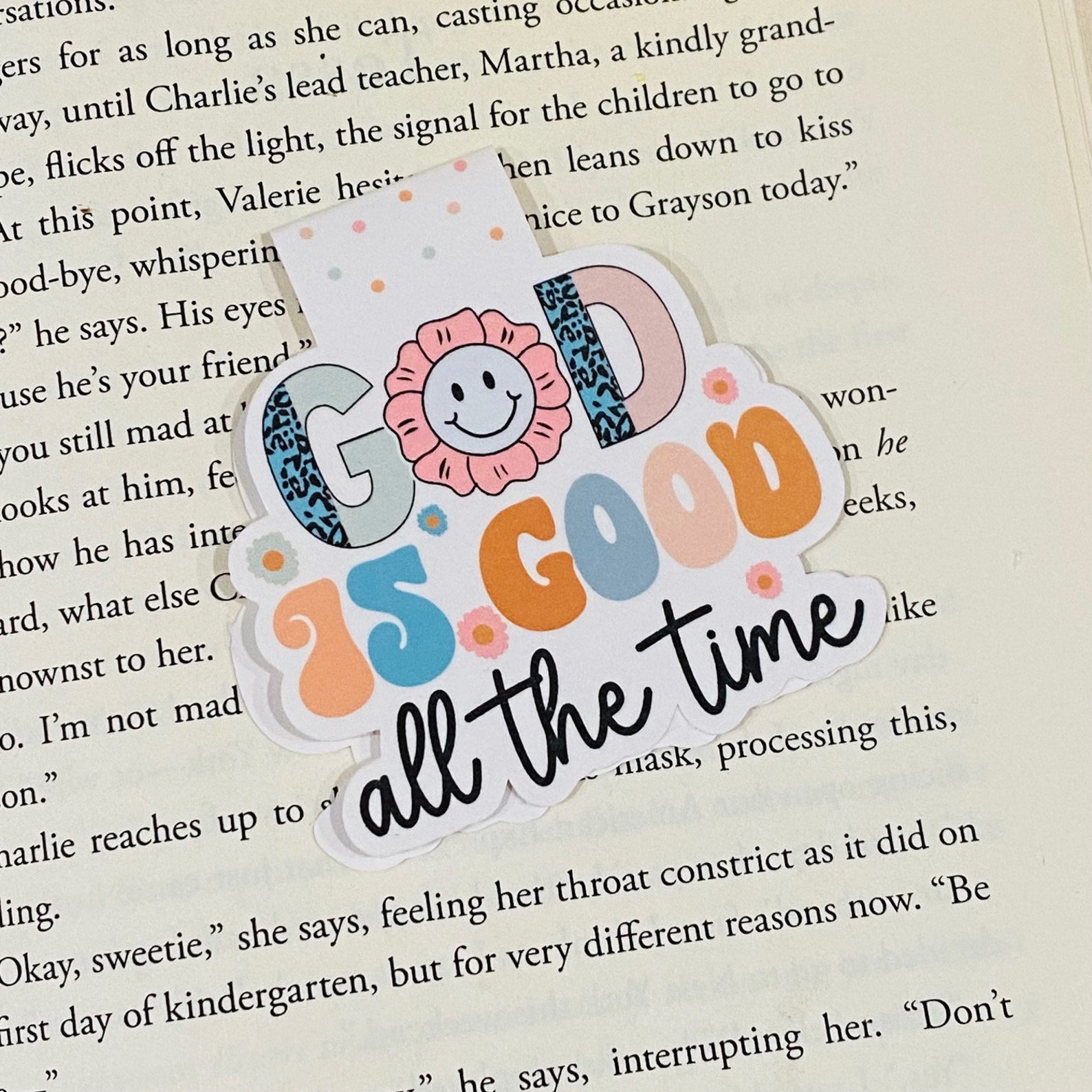 Christian Magnetic Bookmark Set God is Good You Are Enough - Etsy