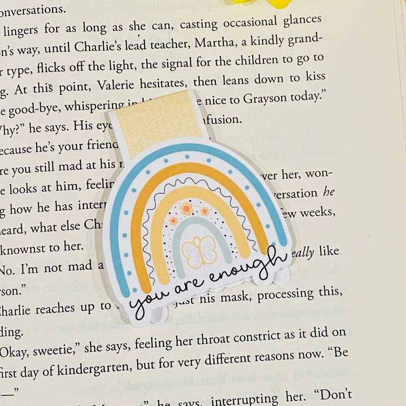 Christian Magnetic Bookmark Set God is Good You Are Enough - Etsy