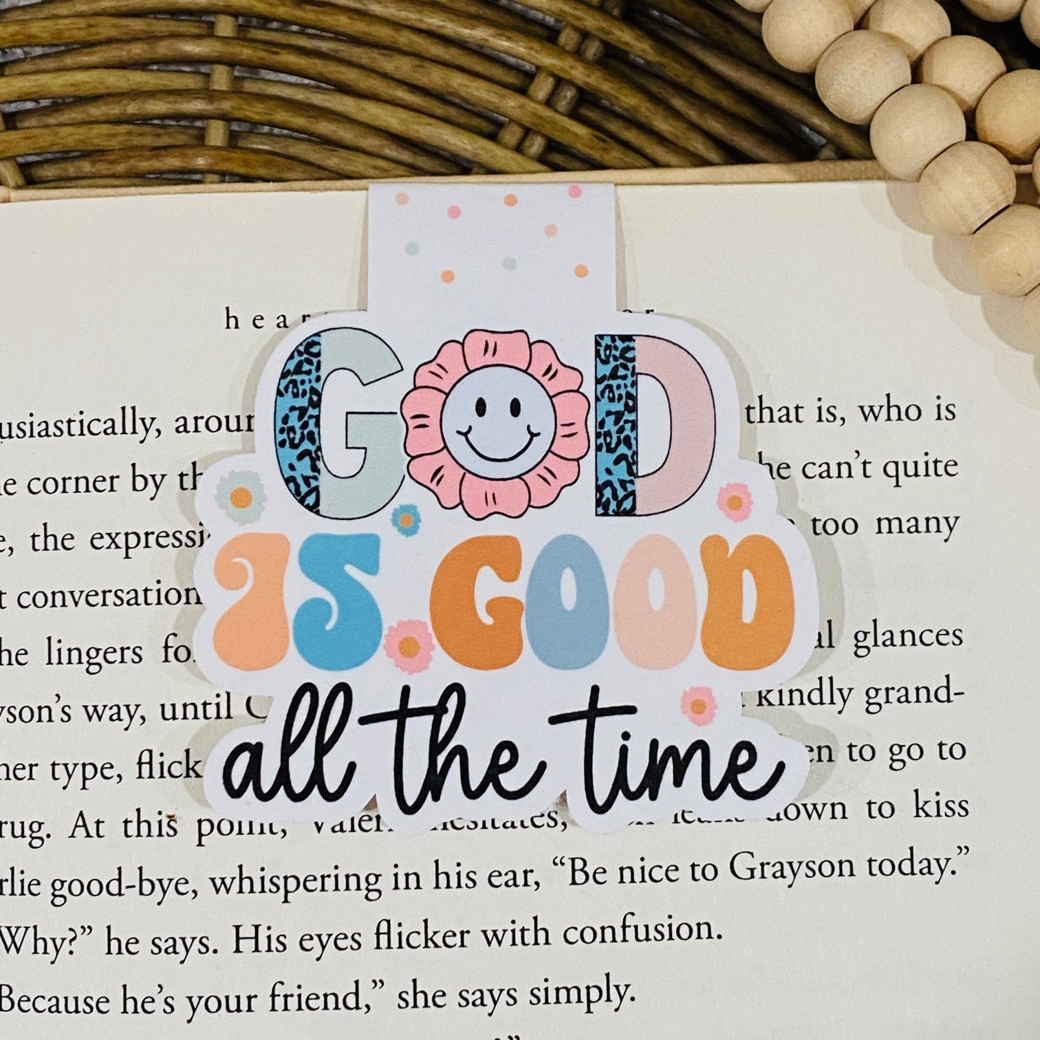 Christian Magnetic Bookmark Set God is Good You Are Enough - Etsy