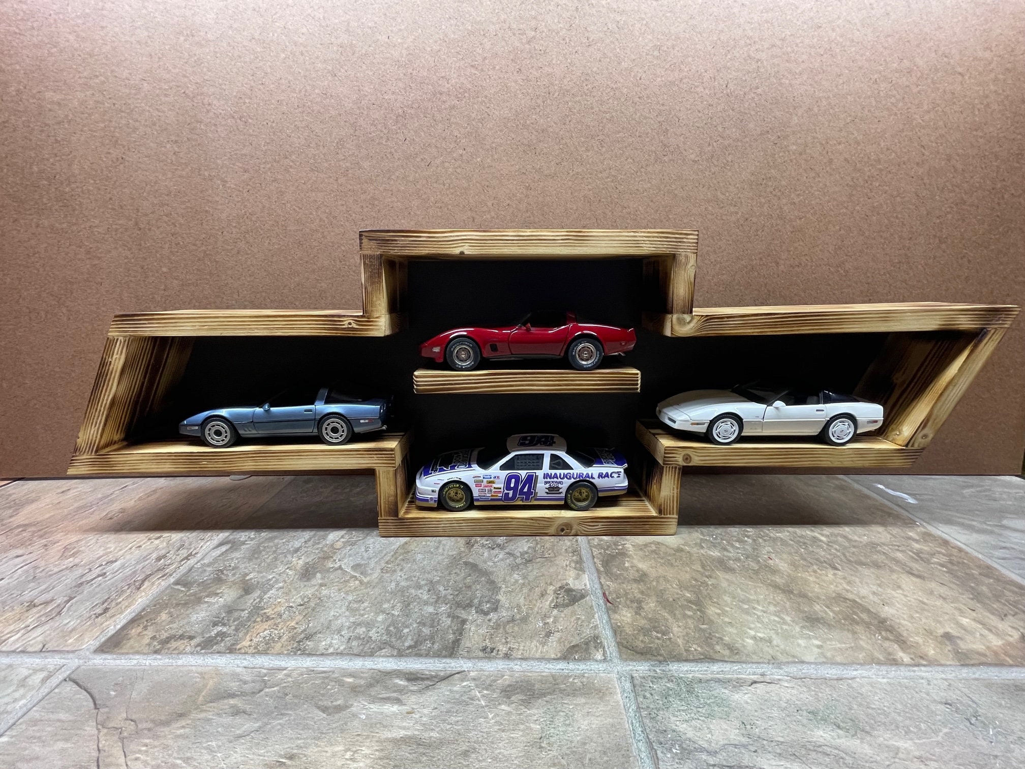 Die Cast Chevy Bow Tie Shelf for Die Cast 1/24 Chevrolet Model Cars - Etsy