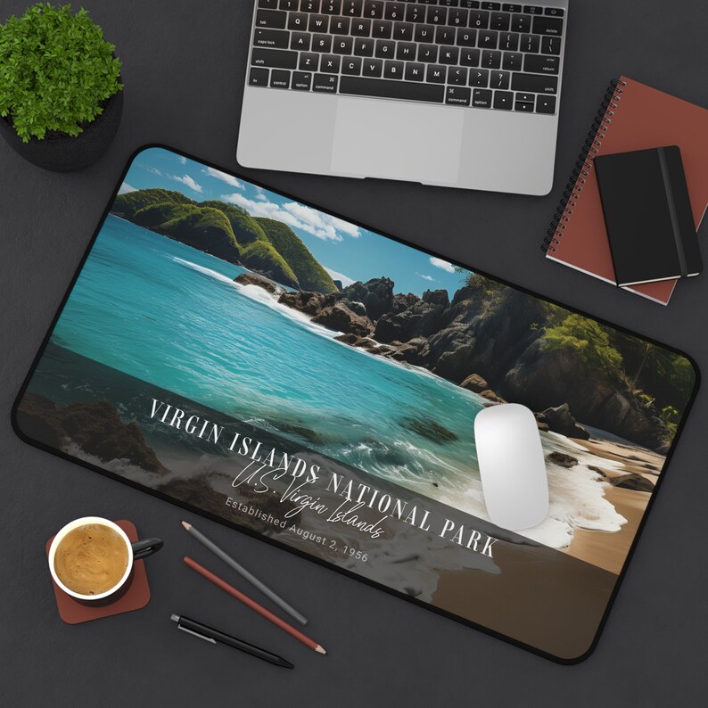 Extra Large National Parks Desk Mat Mouse Pad Glacier , Nature ...