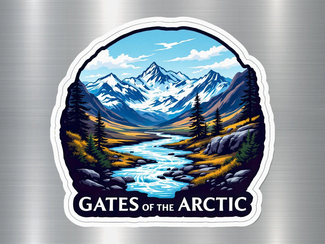 Gates of the Arctic Magnet, Mountain Landscape Magnet, Scenic Nature ...