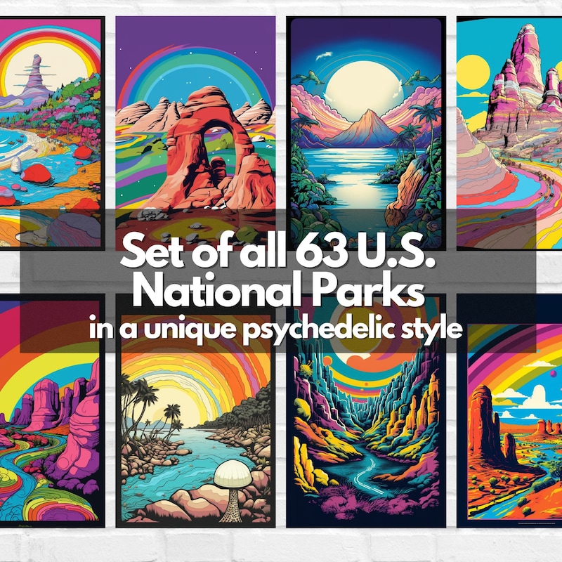 Psychedelic Posters - Etsy