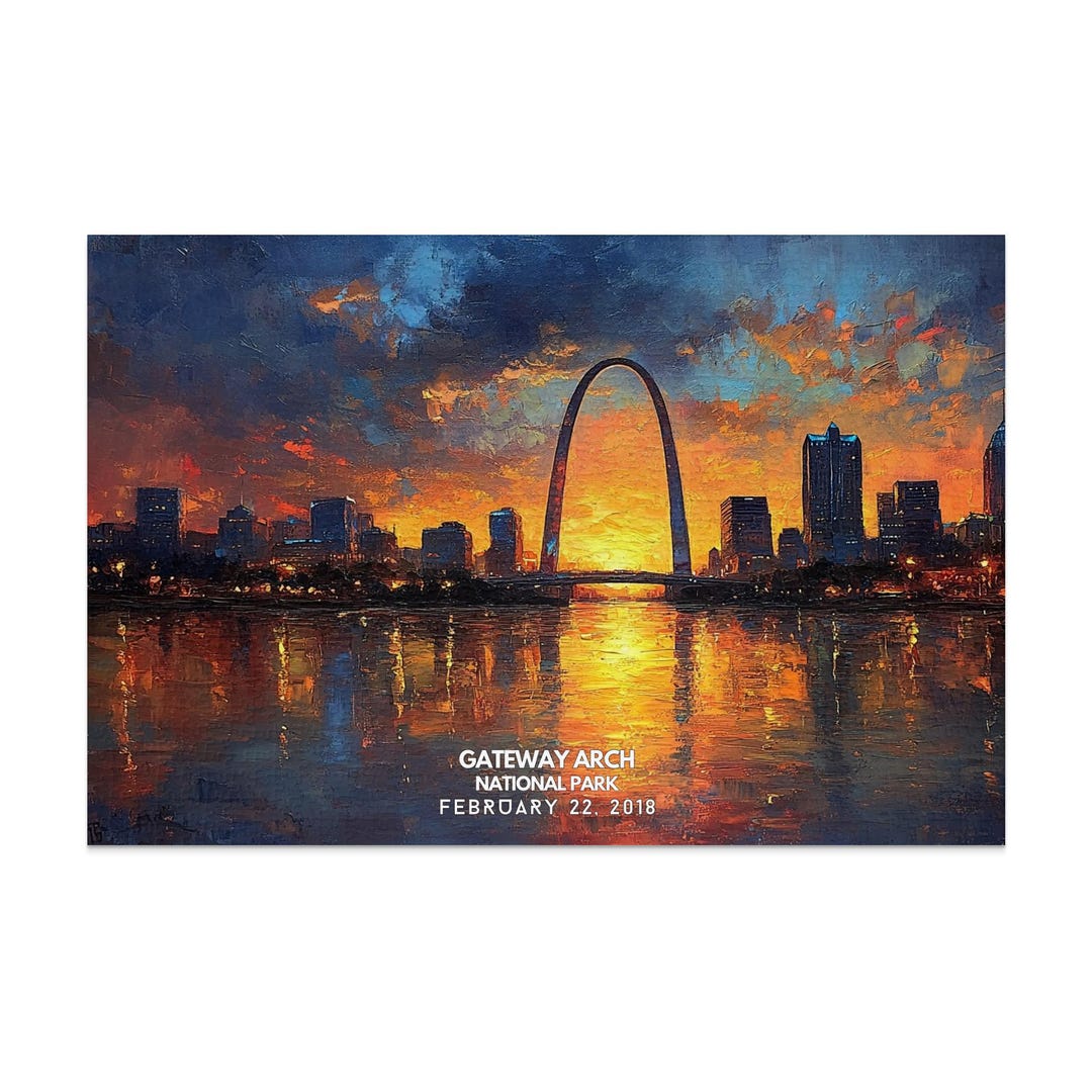 Stunning Gateway Arch National Park Puzzle, 500 Pieces Jigsaw Puzzle ...