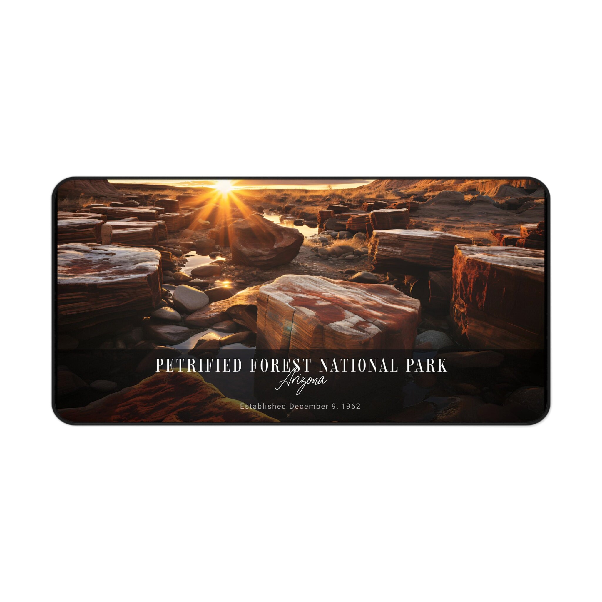 Extra Large National Parks Desk Mat Mouse Pad - Petrified Forest ...