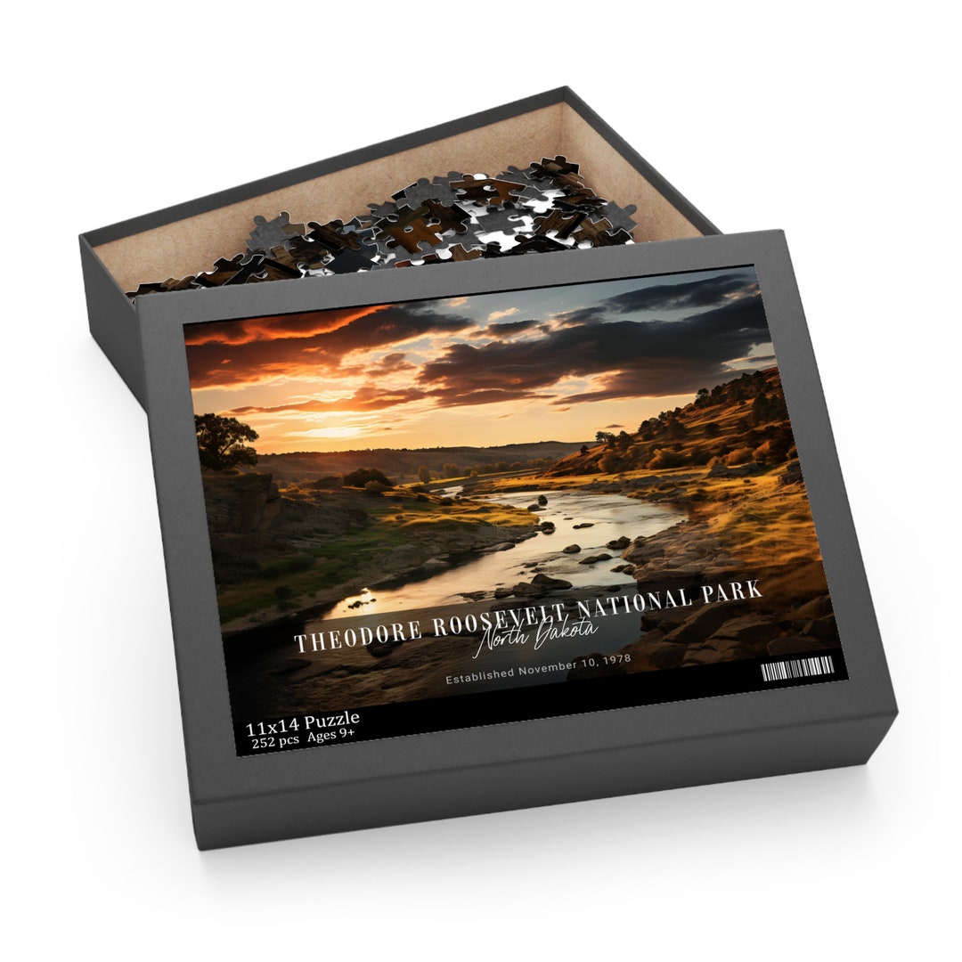 National Park Jigsaw Puzzle Gift - Theodore Roosevelt , Nature ...