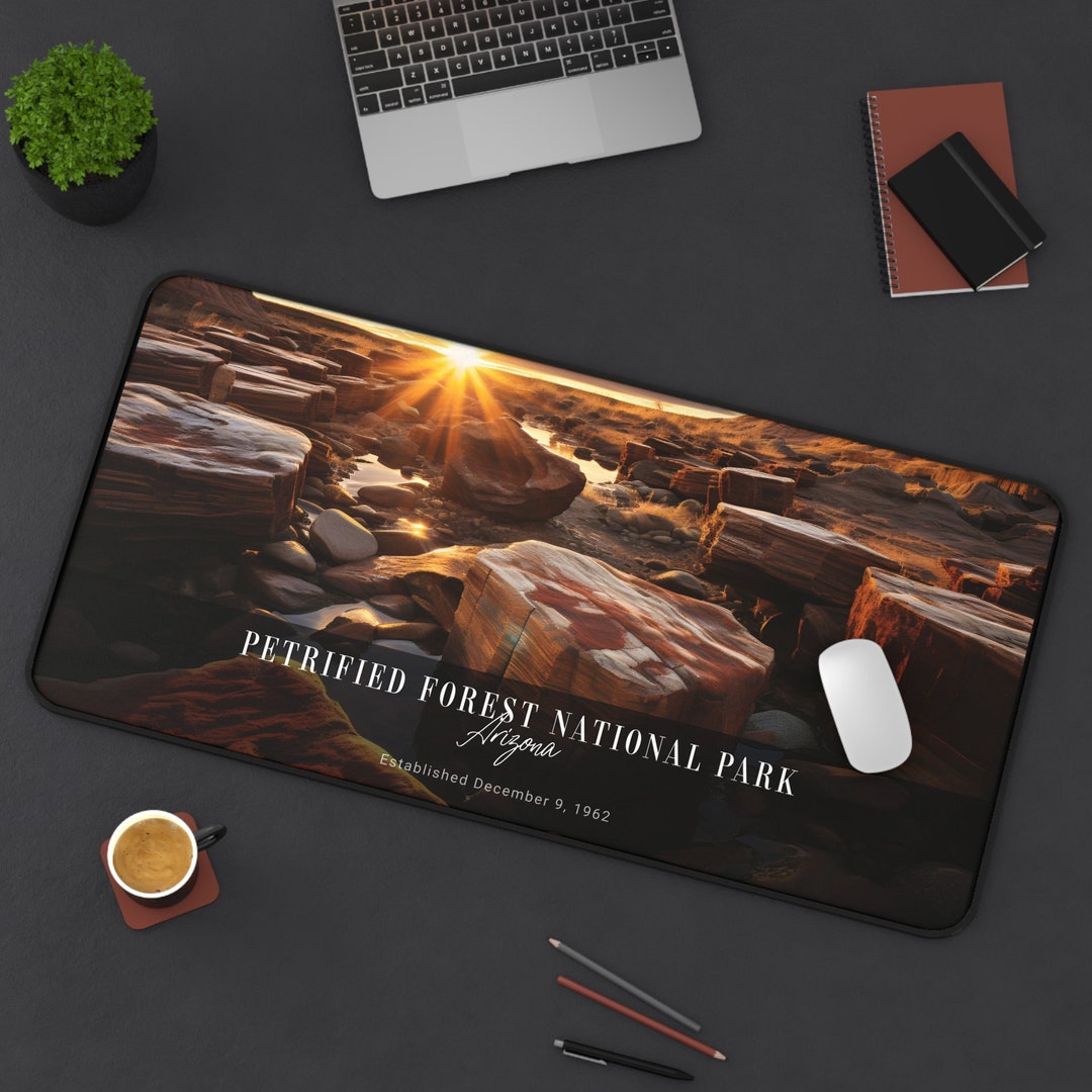 Extra Large National Parks Desk Mat Mouse Pad - Petrified Forest ...