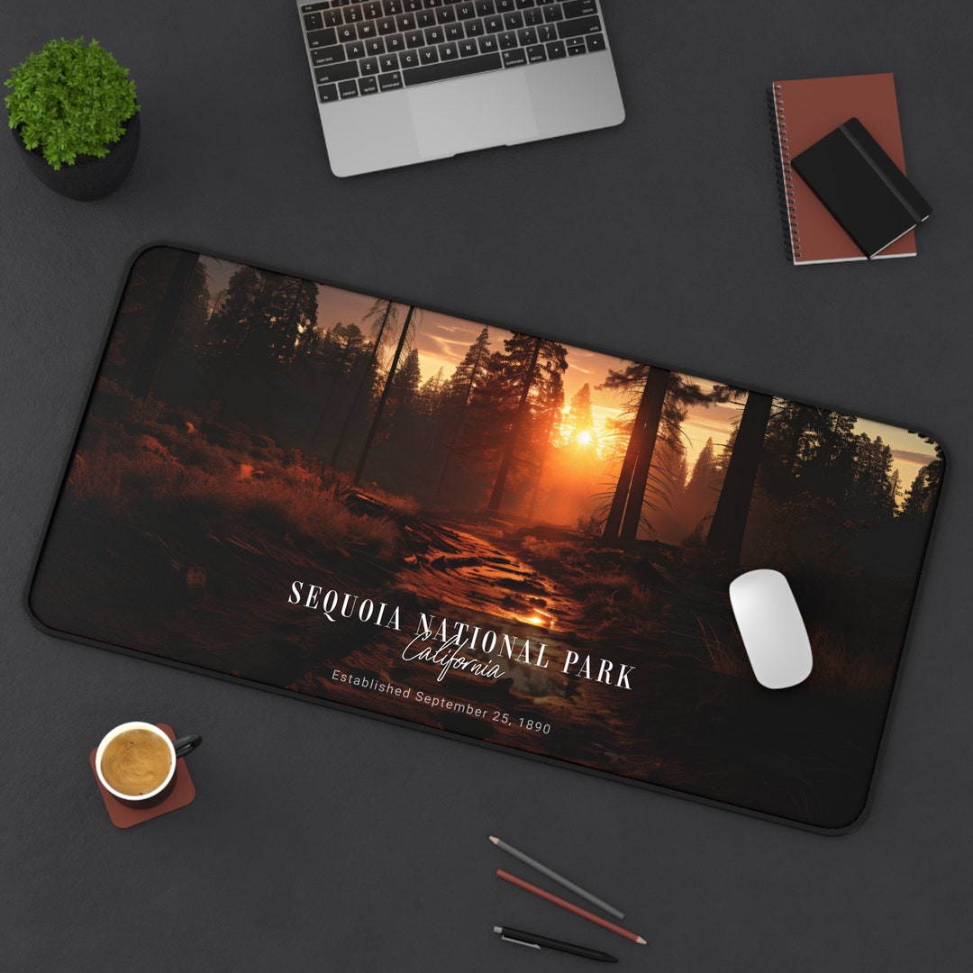 Sequoia National Park Desk Mat: Nature Lover Office Decor - Etsy