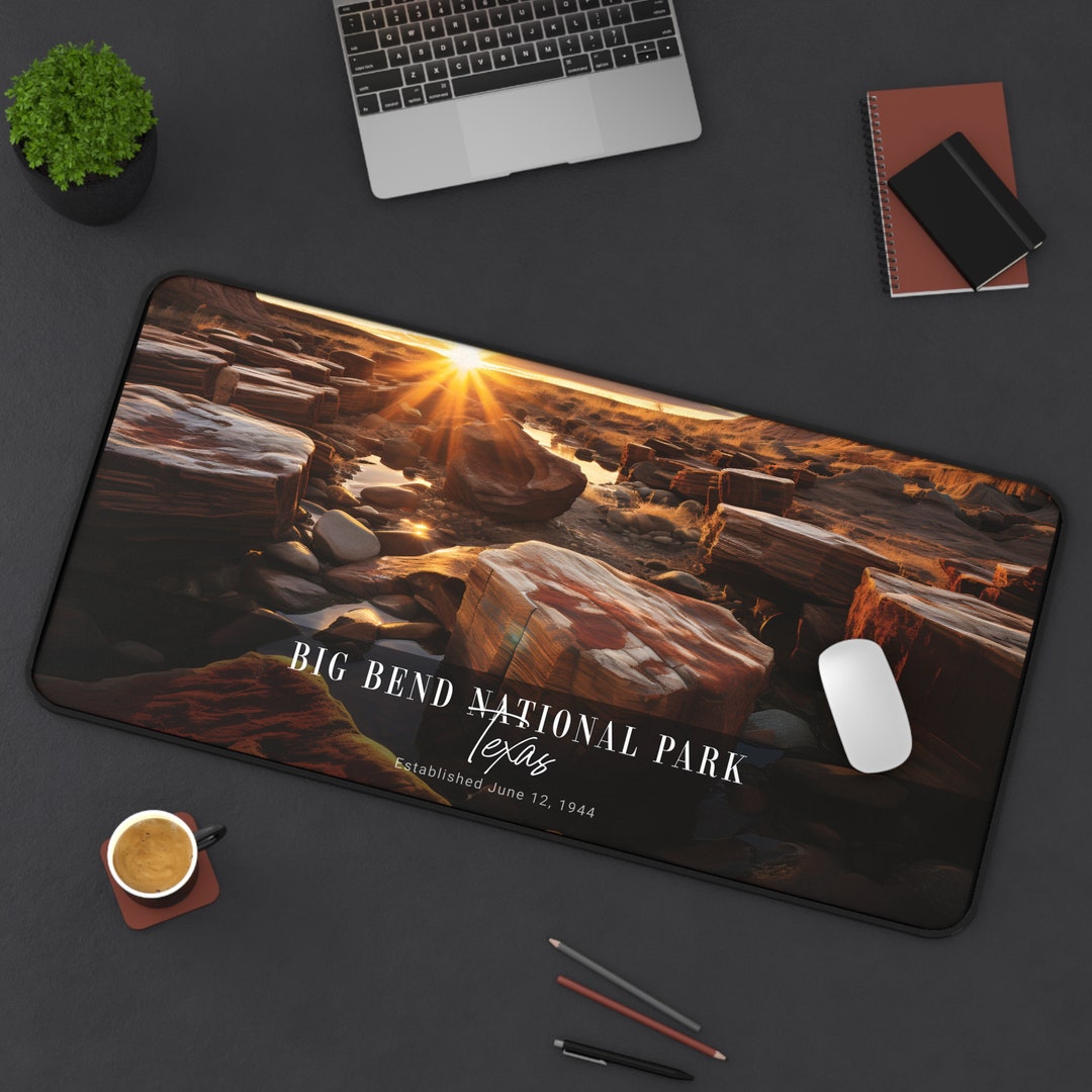 Extra Large National Parks Desk Mat Mouse Pad - Big Bend , Nature ...