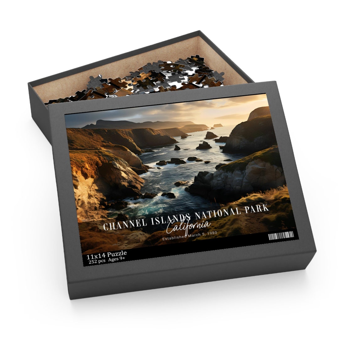National Park Jigsaw Puzzle Gift - Channel Islands , Nature Aesthetic ...