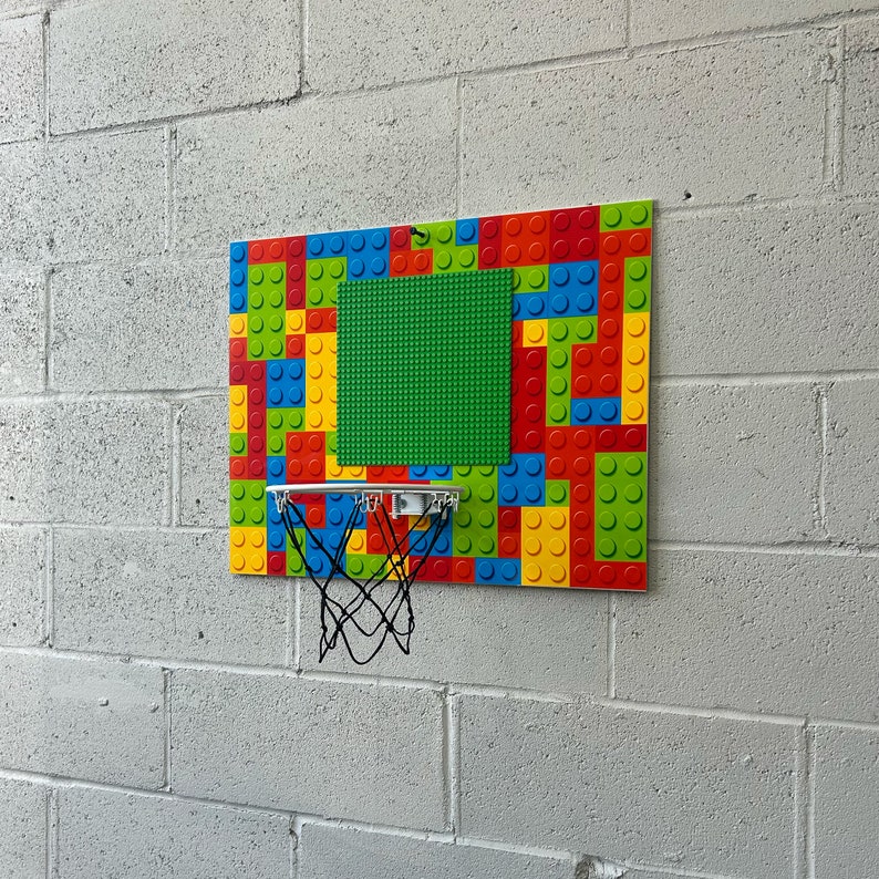 Lego Indoor Basketball Hoop Wall Decor Kids Room Bedroom Art Custom - Etsy