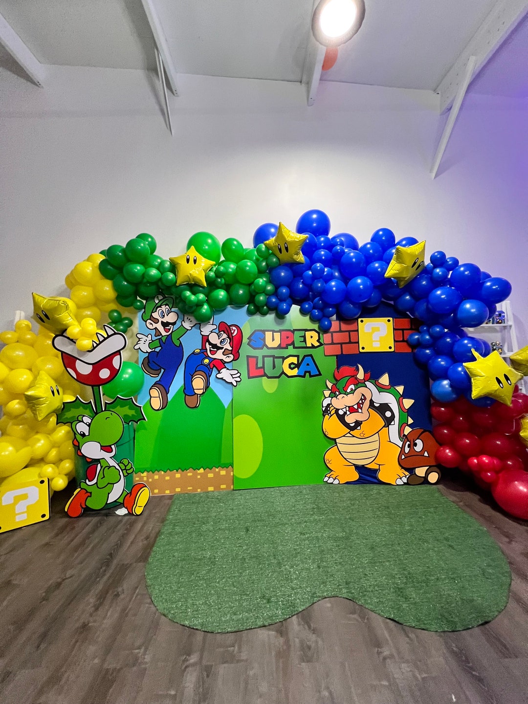 Super Mario Cutout Boards for Birthday Party Event Decor - Etsy