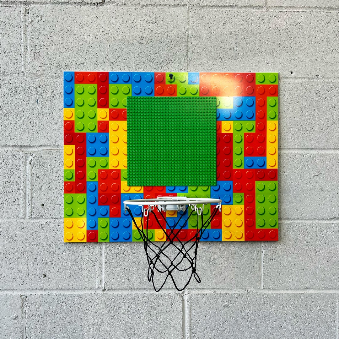 Lego Indoor Basketball Hoop Wall Decor Kids Room Bedroom Art Custom - Etsy
