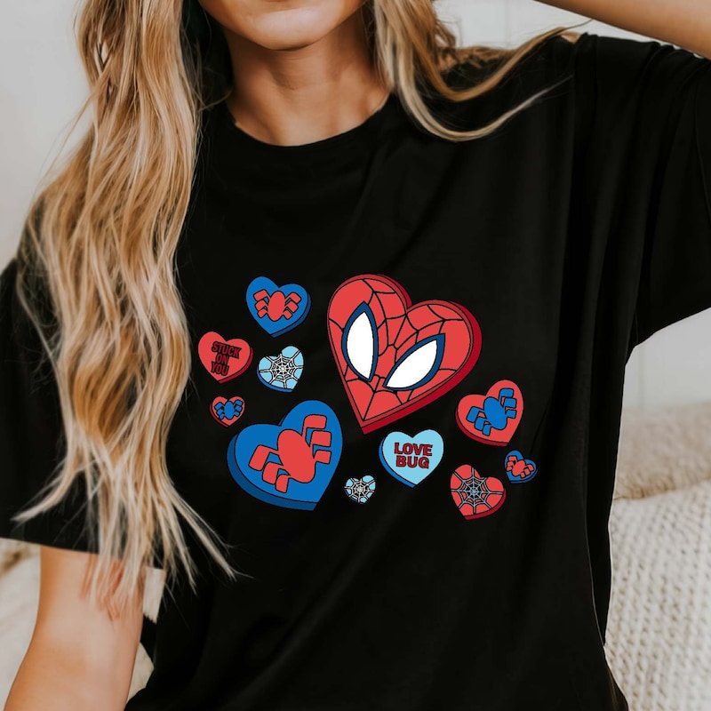 Spiderman Heart - Etsy