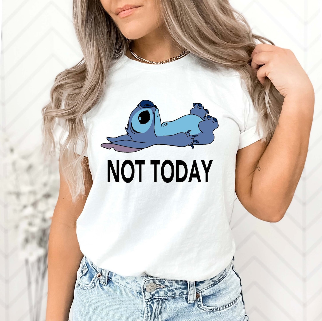 Stitch Not Today Shirt, Disney Stitch Low Energy Sweatshirt, Stitch ...