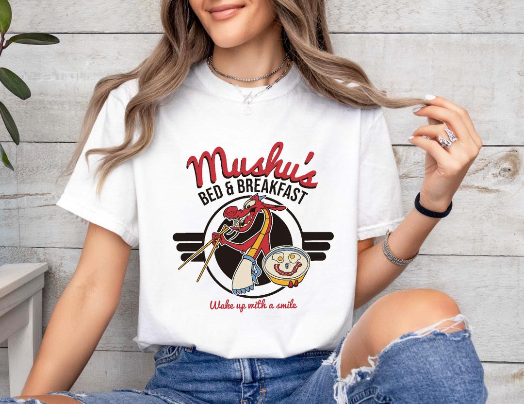 Disney Mulan Mushu's Bed and Breakfast Poster Shirt, Disneyland ...