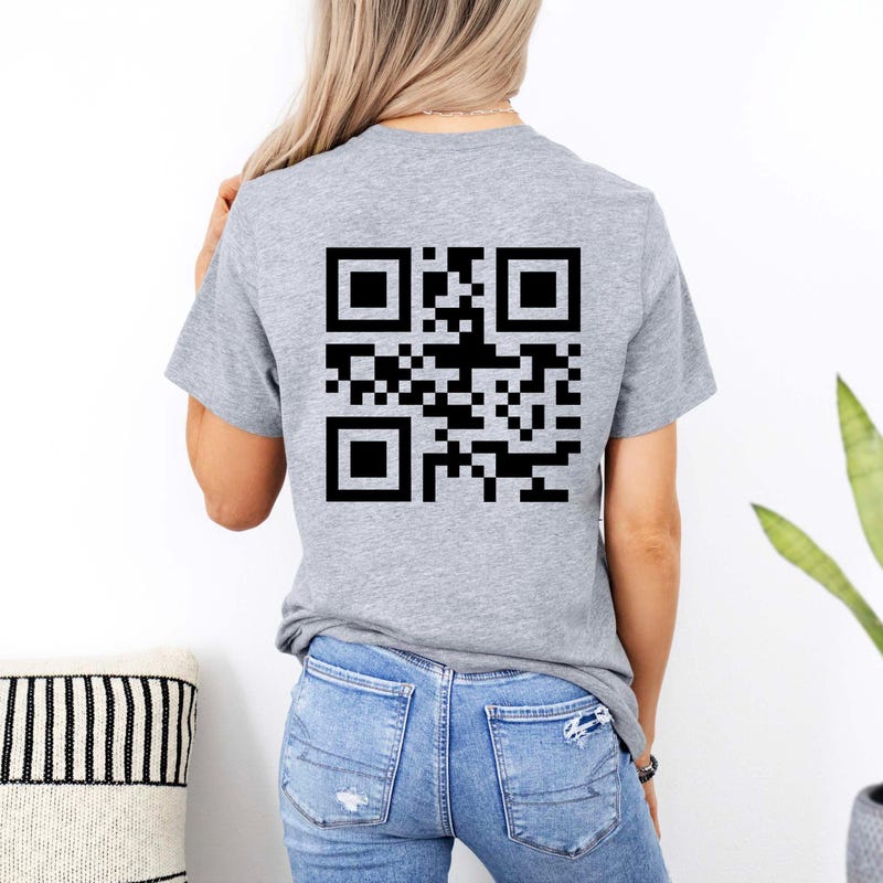 Trump Qr Code Tee - Etsy