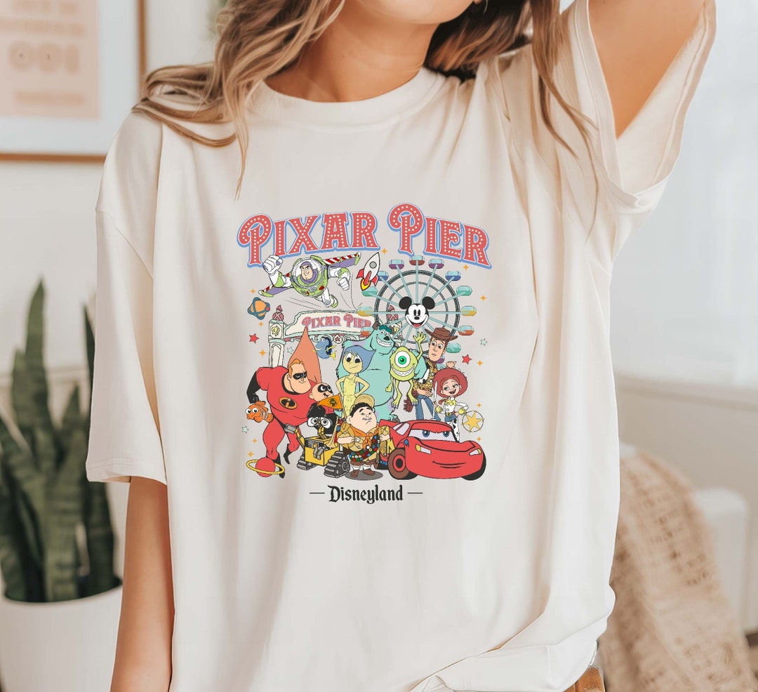 Vintage Pixar Pier Disneyland Shirt, Disneyland Pixar Fest 2024 Shirt ...