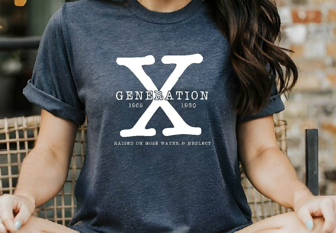 Comfort Colors® Gen X Colors Tshirt, Generation X T-shirt, Gen X Tshirt ...