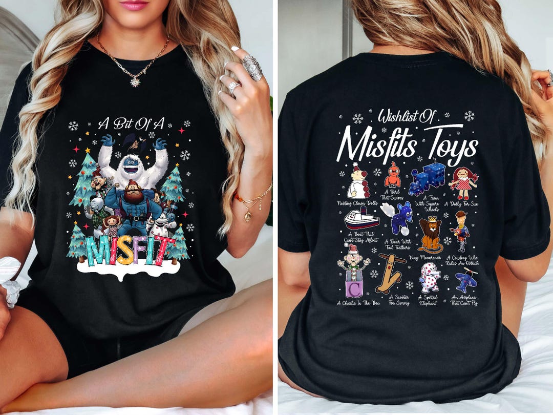 Misfit Toys Christmas Shirt, A Bit of A Misfit Sweatshirt, Rudolph ...