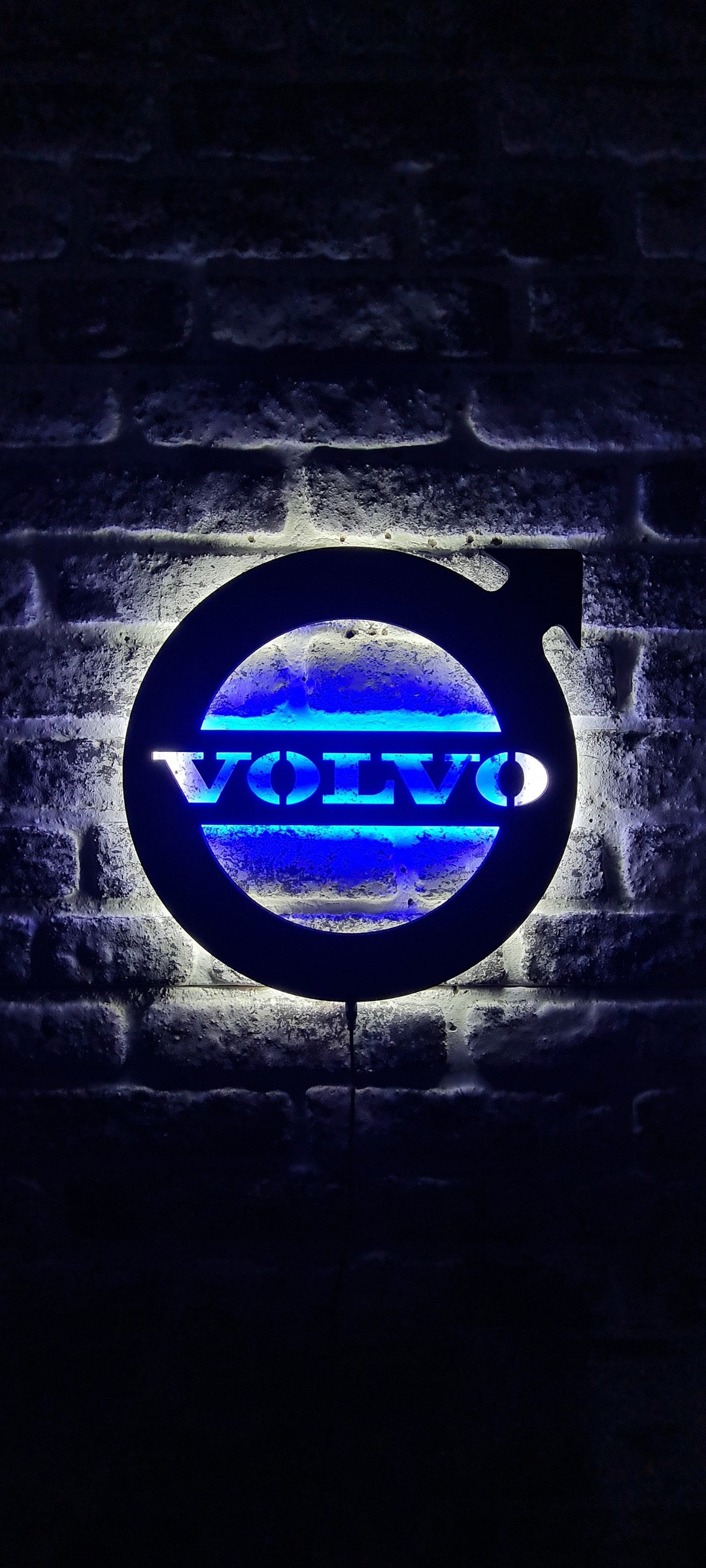 Volvo Led Sign Car Logo Lighted Garage Wall Decor - Etsy