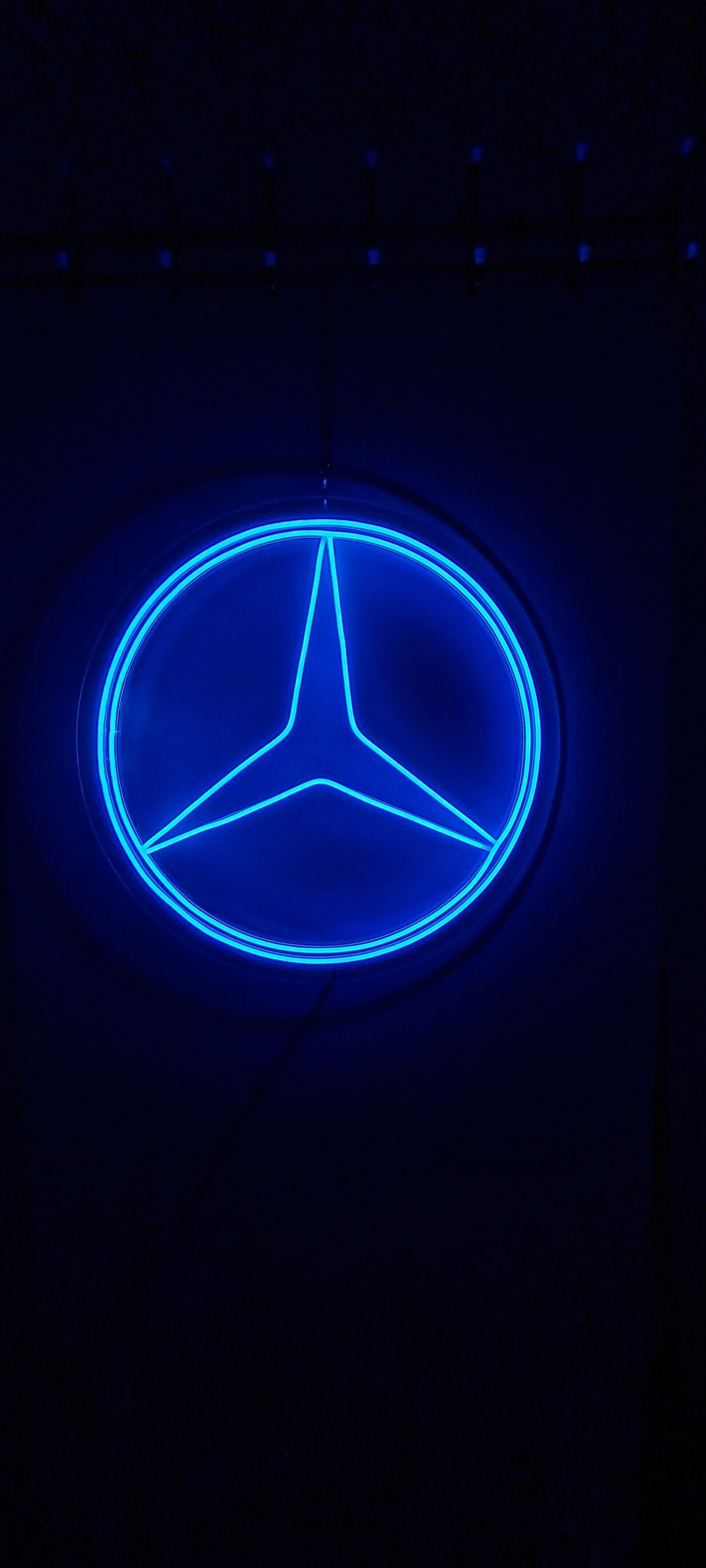 Mercedes Benz Neon Lighted Sign, Garage Wall Decor, Mercedes Fans Gift ...