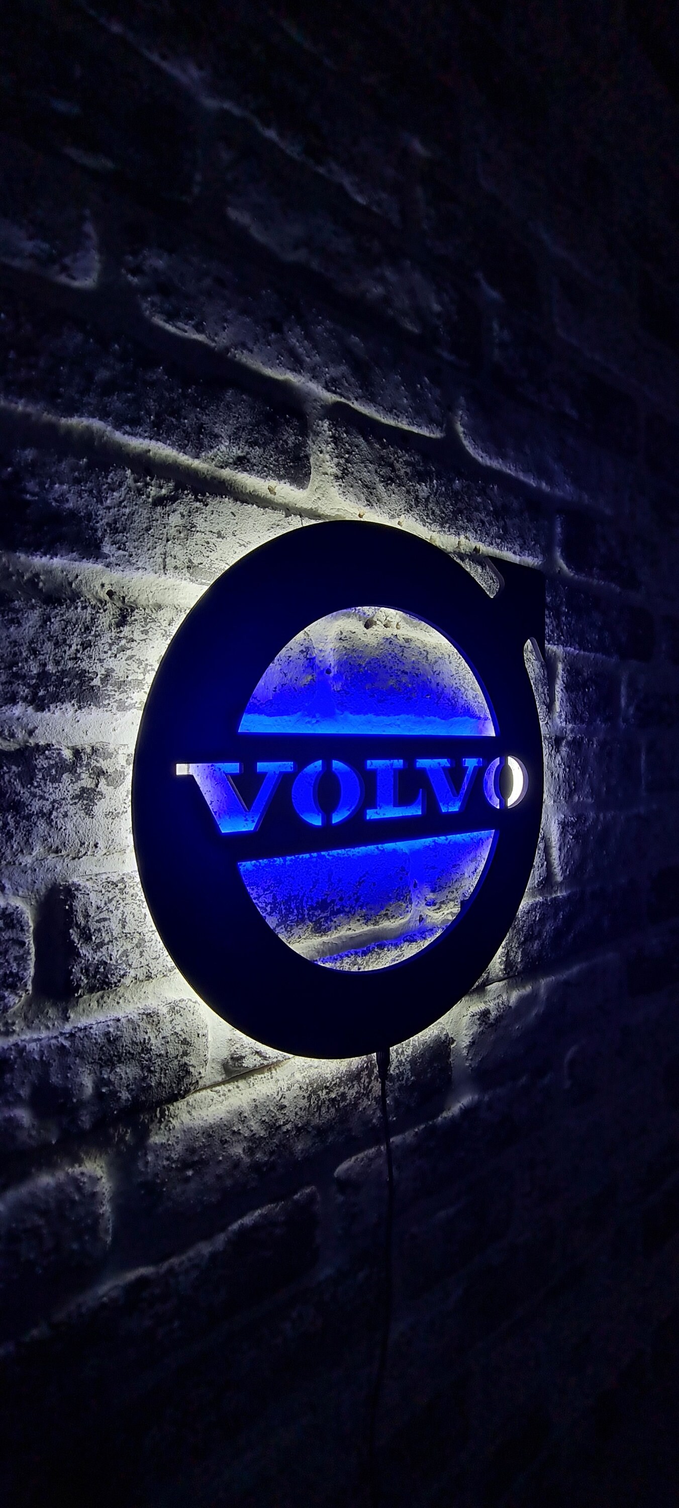 Volvo Led Sign Car Logo Lighted Garage Wall Decor - Etsy