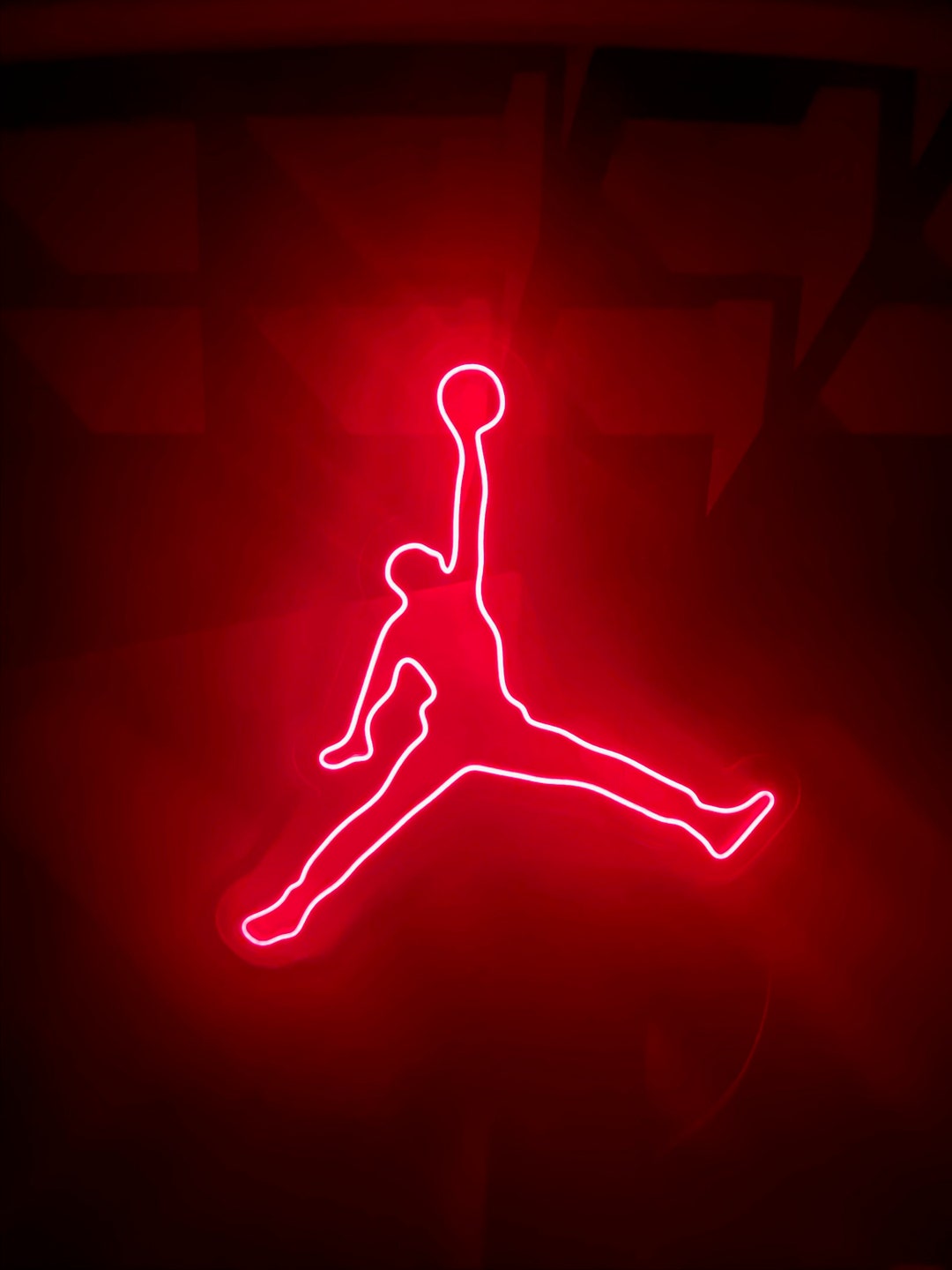 Jordan Neon Sign, Michael Jordan Lighted Sign Wall Decor, Handmade Neon ...